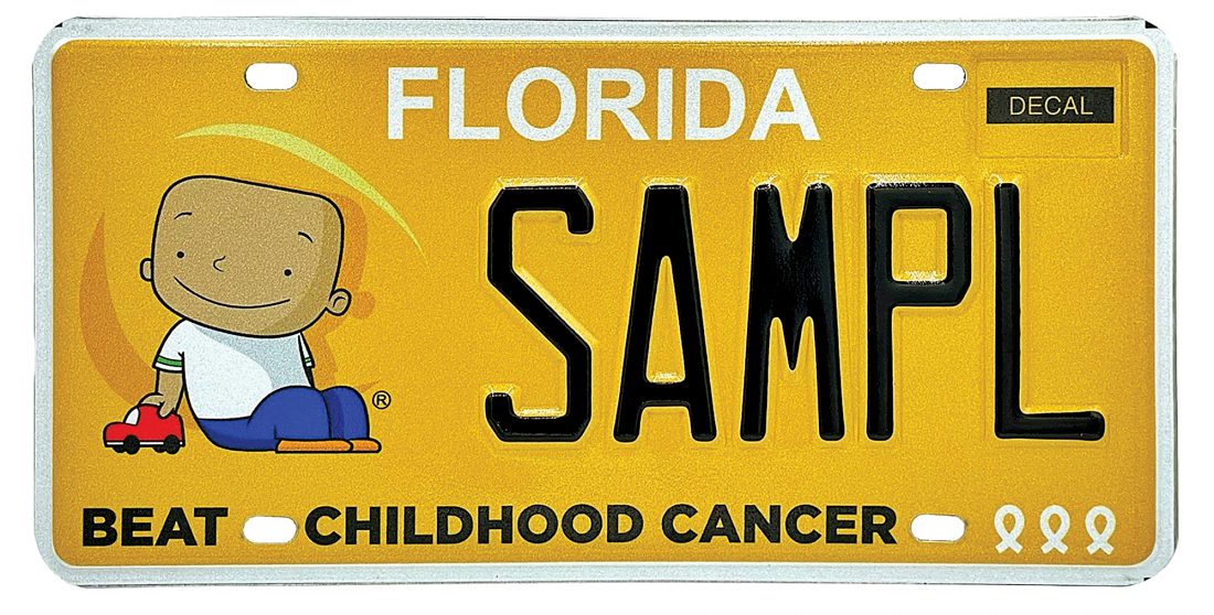Specialty plate to help beat childhood cancer - Cape Coral Breeze